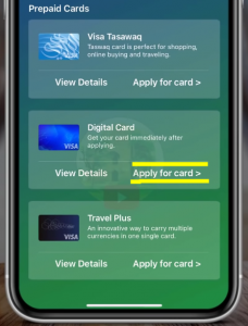 Al Rajhi Bank New Digital Card Visa Prepaid Credit Card. - Info Omni