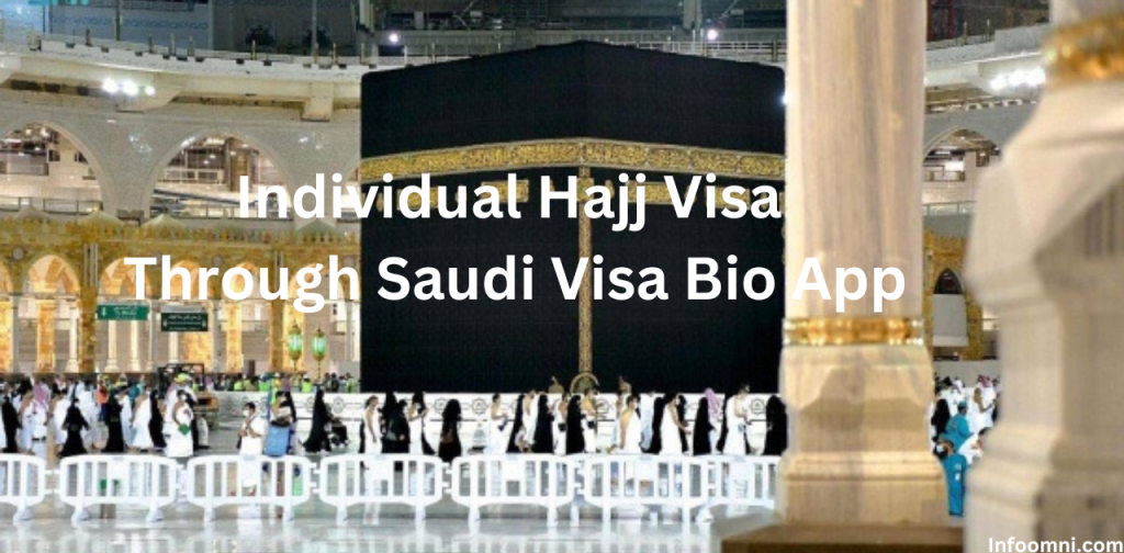 Individual Hajj Visa Through Saudi Visa Bio App - Info Omni